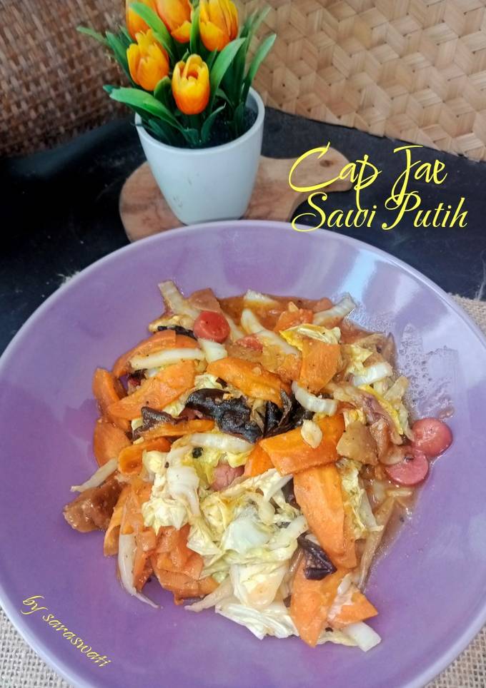 Resep Cap Jae Sawi Putih oleh DEWI SARASWATI - Cookpad