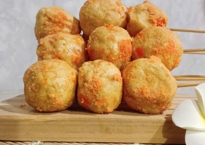 Resep Pentol goreng isi telur puyuh rasa jagung bakar oleh Asmi - Cookpad
