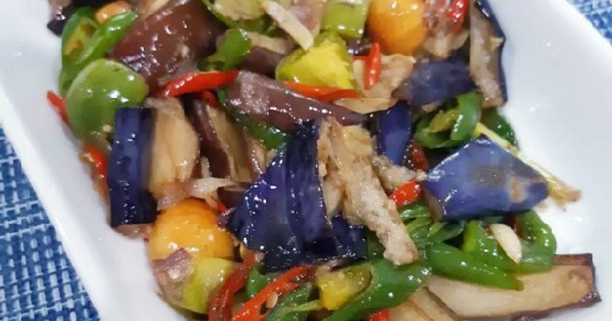 Resep Oseng-oseng terong cabe ijo oleh Novi 🍳 Manov Kitchen - Cookpad