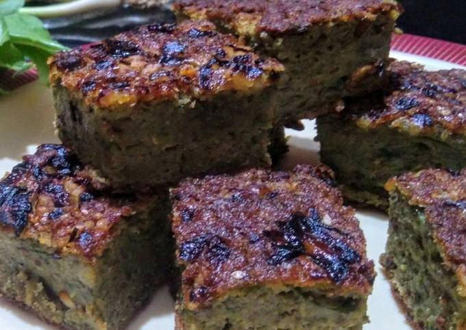 Green Handwa Recipe by Shobha Dave - Cookpad
