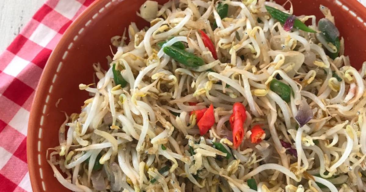 Resep Tumis Tauge Ikan Teri oleh Pratiwi Pramuharsih - Cookpad
