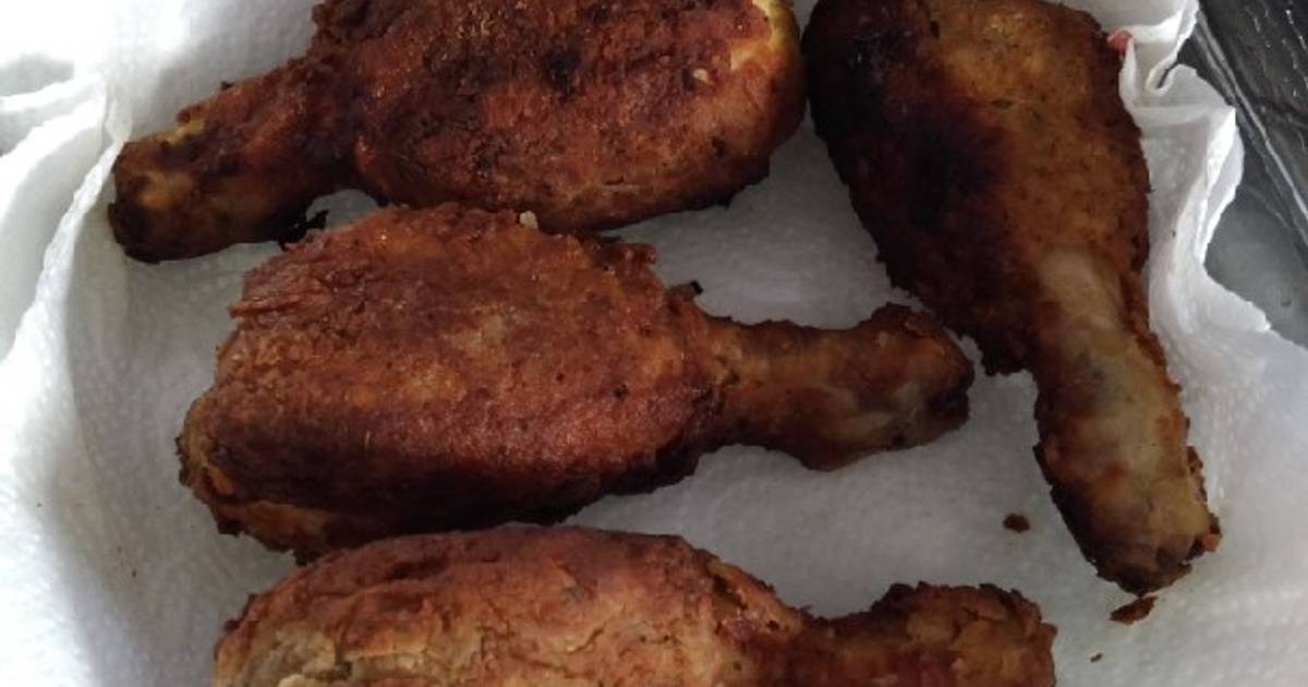 Muslos de pollo empanizados - 15 recetas caseras- Cookpad