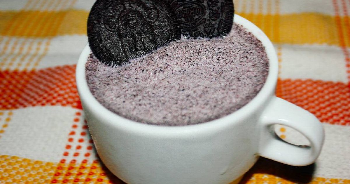 Resep Ice Blend Taro Oreo oleh Renita NTd - Cookpad