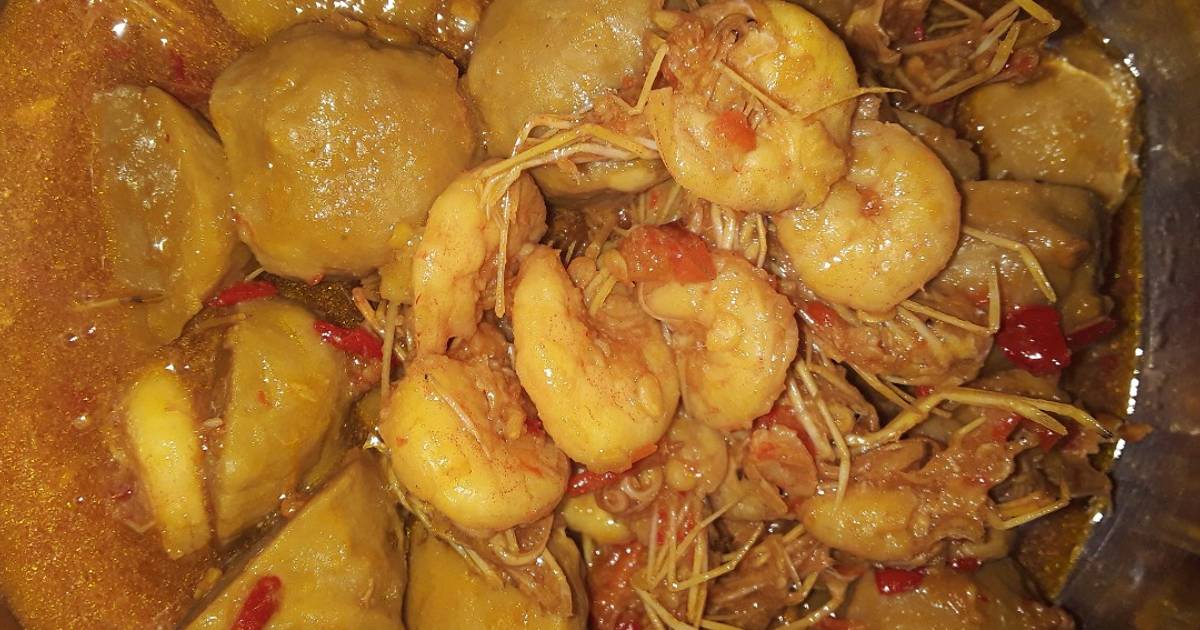 Resep Udang bakso bumbu rujak oleh APIN_MYMY - Cookpad