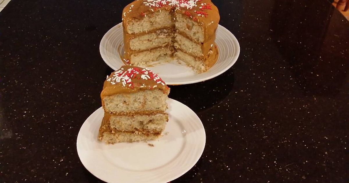 Vanilla Crunch Cake Home Recipes - Cookpad