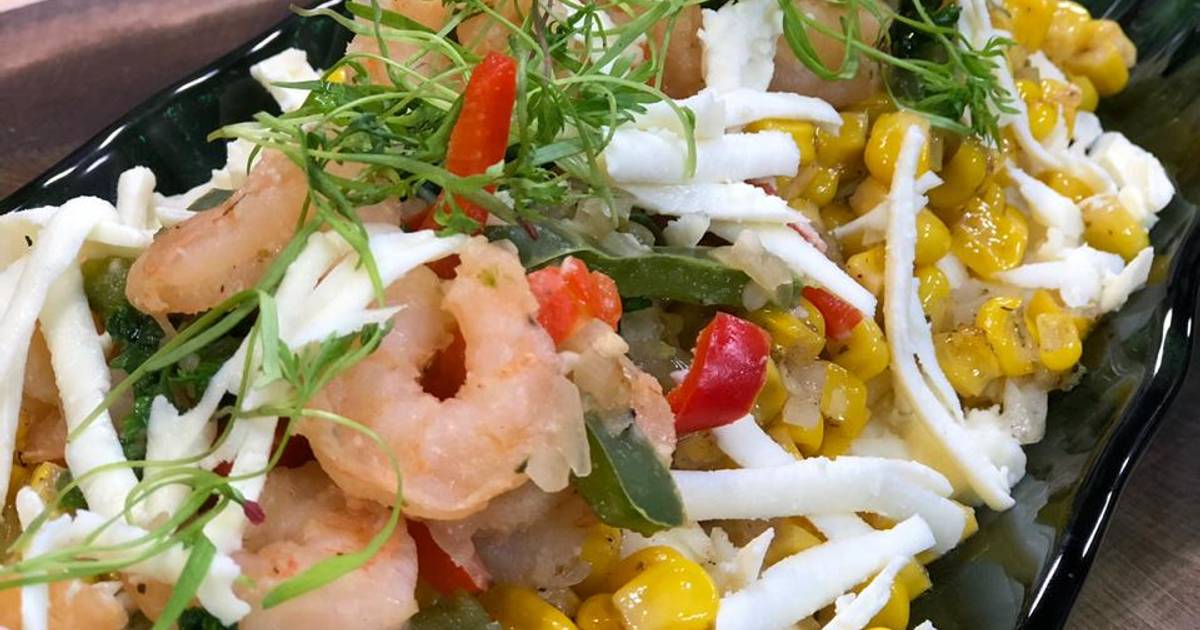 Mazorcada de Camarones Receta de Milena Lorat- Cookpad