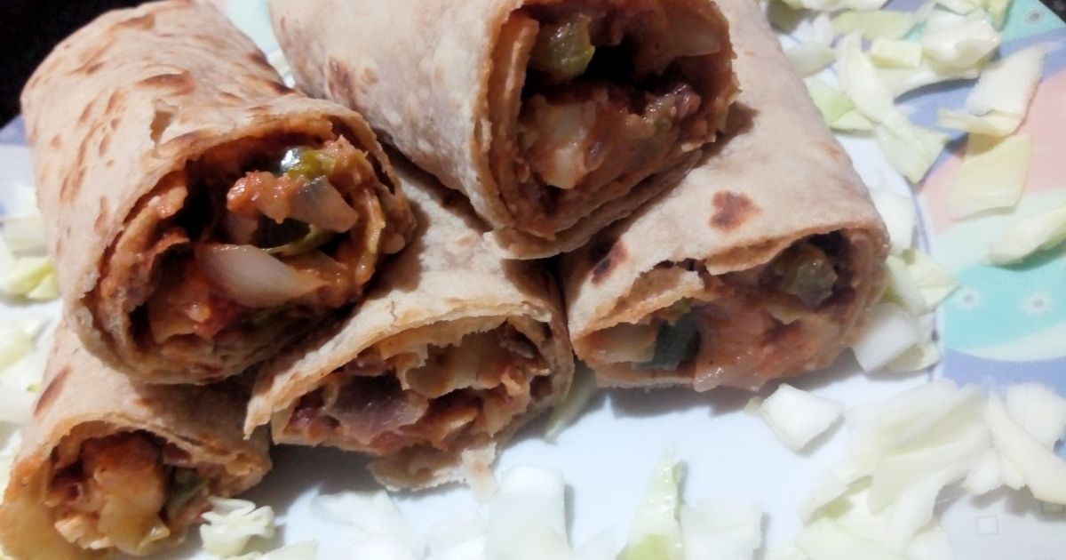 Rajma And Paneer Wrap Recipe by Daya Hadiya - Cookpad