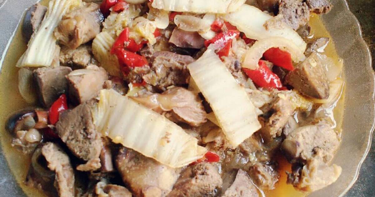 Resep Gongso Rempelo ati sawi putih oleh Mbk.Mustika - Cookpad
