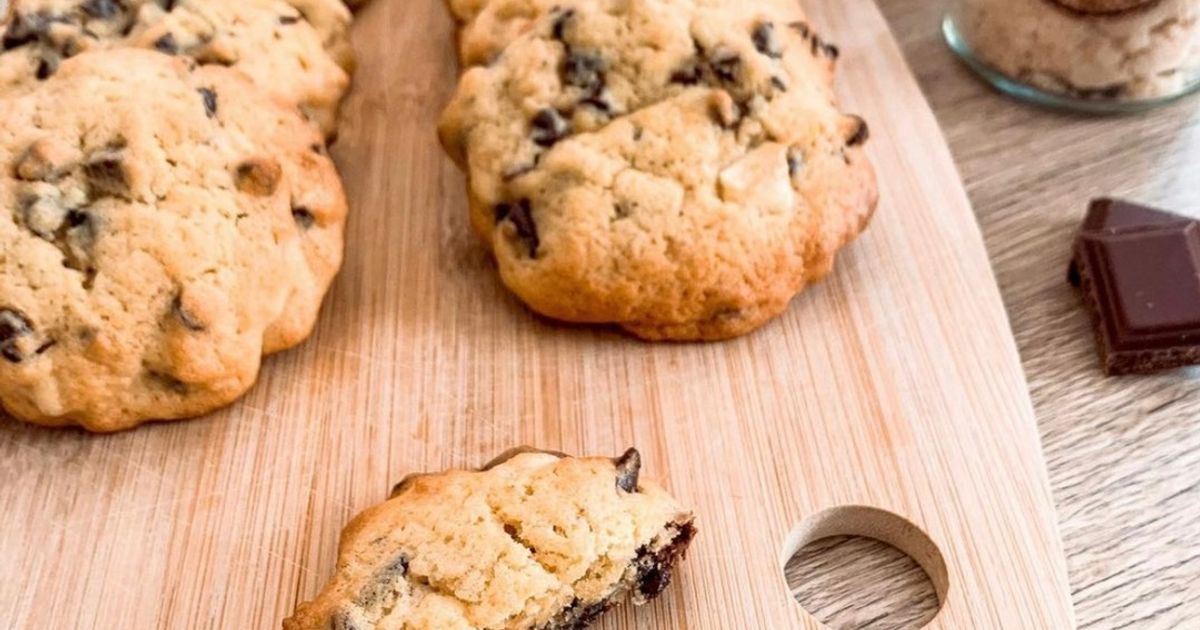Cookies Vanille / 3 Chocolats Moelleux de lilie.et.cie - Cookpad