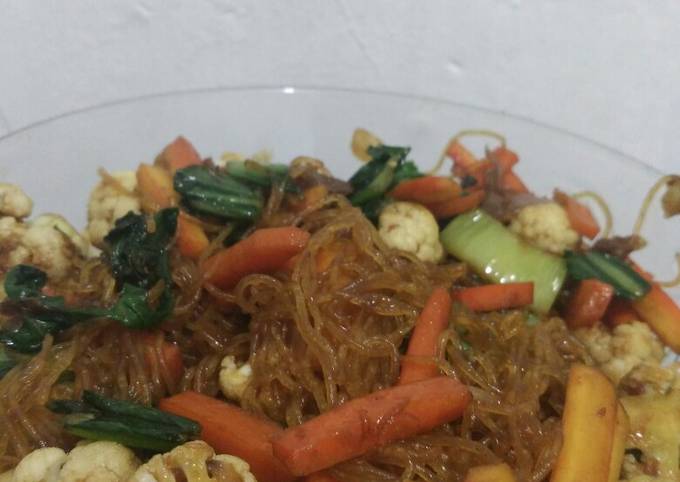 Resep Bihun goreng sayur sederhana oleh Syaukah Az Zahro - Cookpad