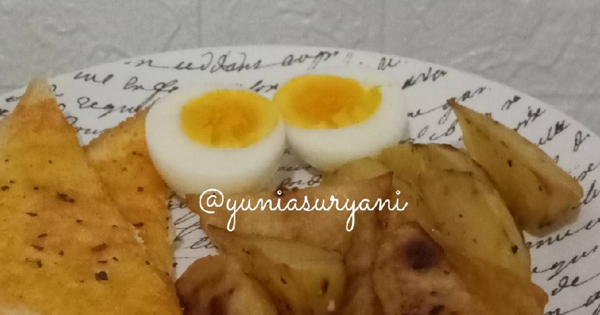 Resep 134. Potato Wedges oleh Yunia - Cookpad