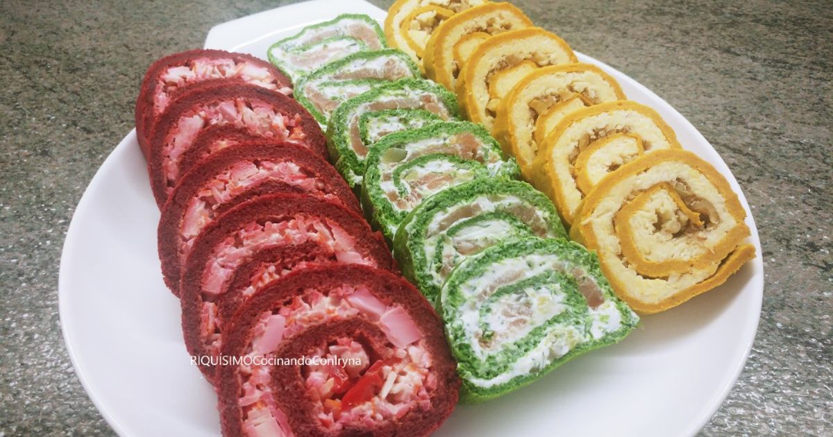 Rollo De Verduras Relleno Receta de Iryna Burlutskaya