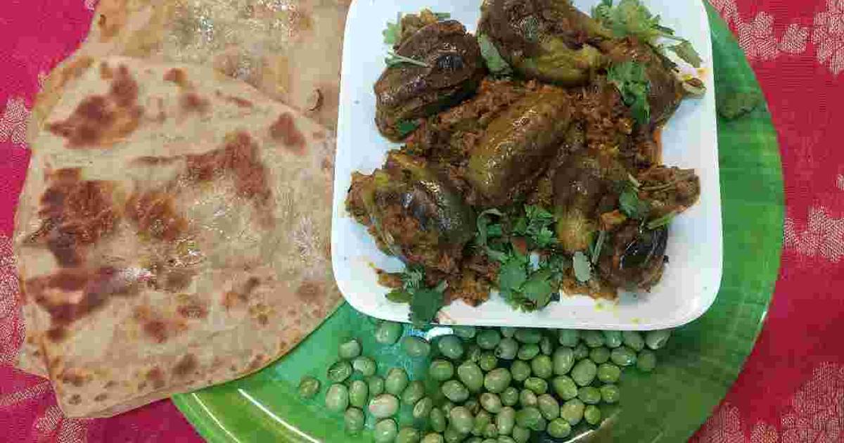 Stuffed eggplant with Lilva Recipe by pinal Patel - Cookpad