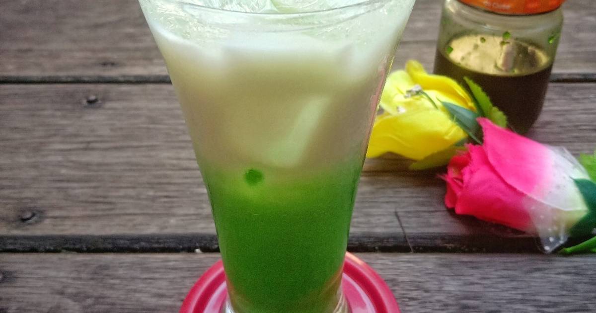 Resep Es Susu Pandan oleh Ririn Kristanti - Cookpad