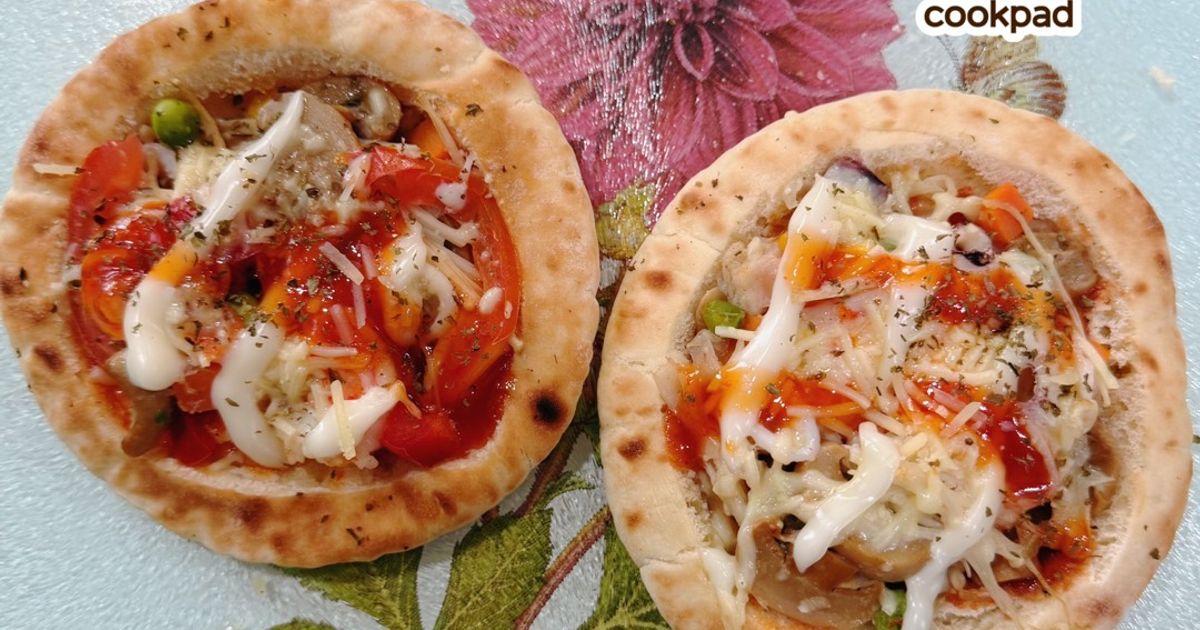 Resipi 👩‍🍳Seafood Pitta Pizza oleh Mahadiah - Cookpad
