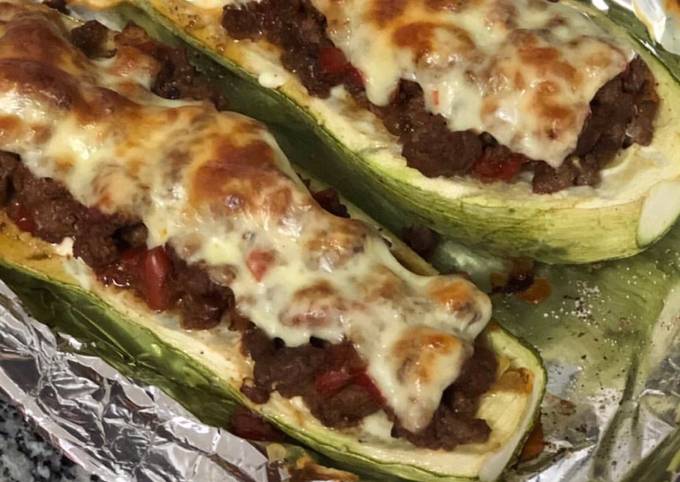 Zucchini Relleno Receta de karen - Cookpad