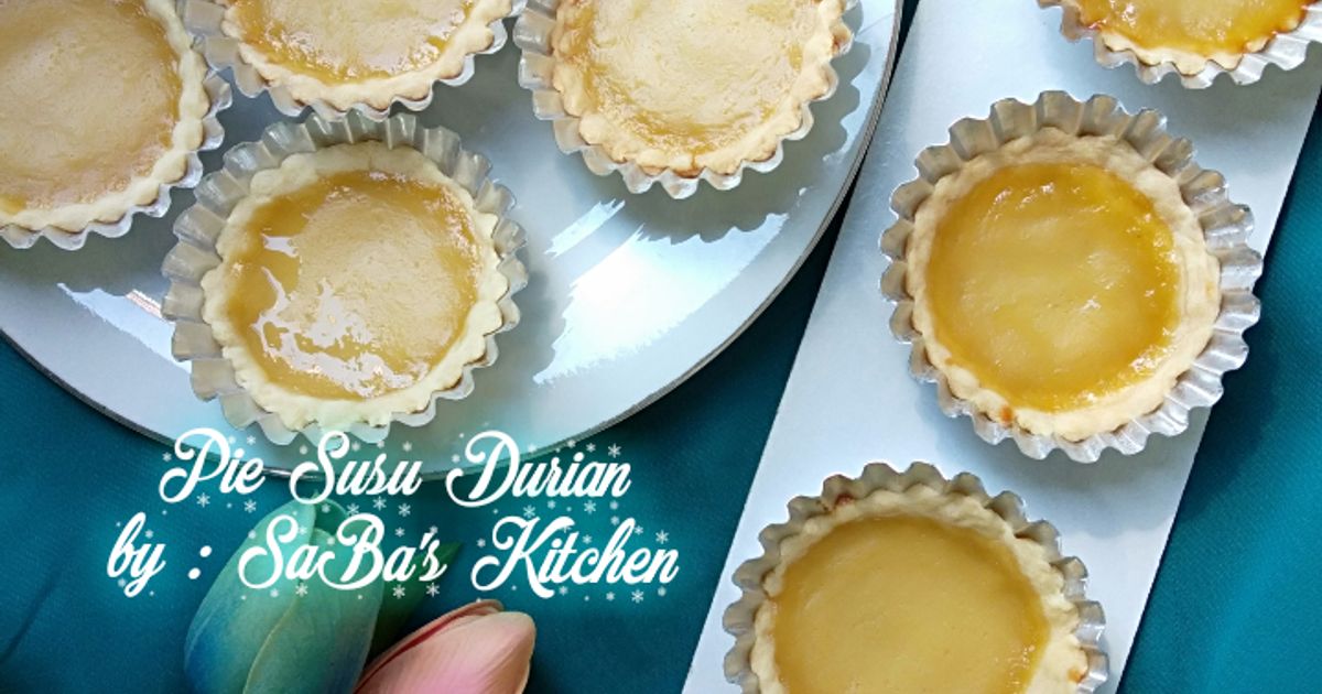 Resep 84. Pie Susu Durian oleh SaBa's Kitchen - Cookpad