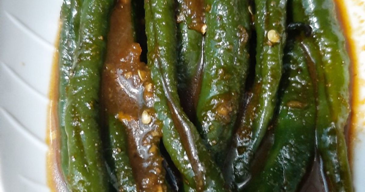 Resep cabe ijo besengek rumahan enak dan mudah - Cookpad