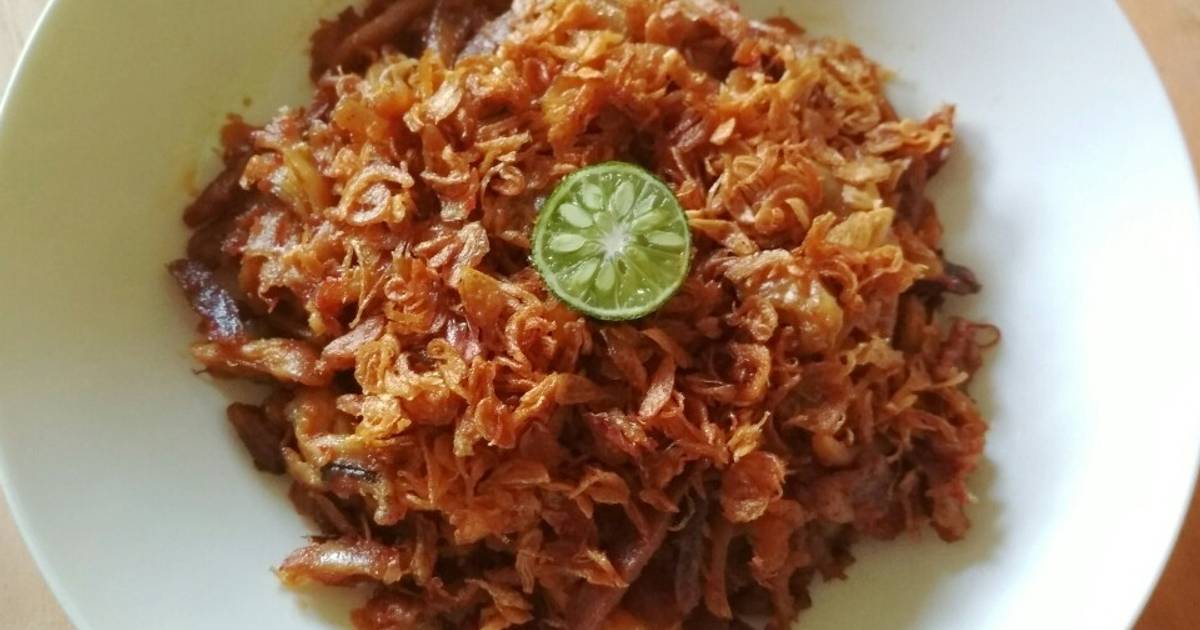 Resep Pelecing ayam suwir bumbu merah oleh amy - Cookpad