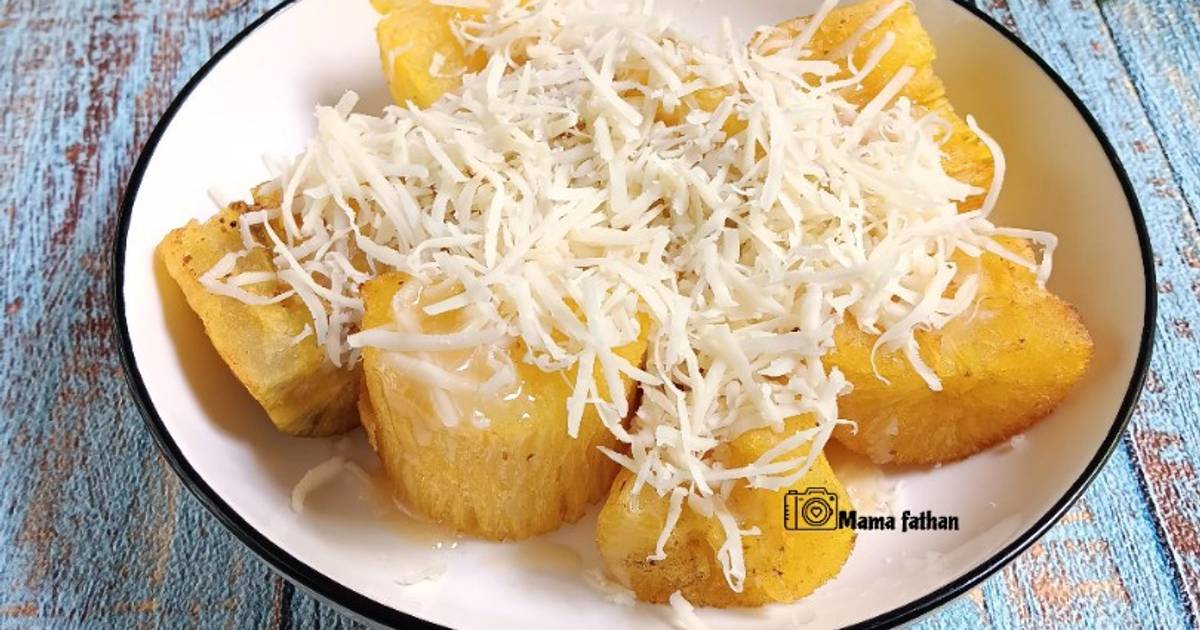 Resep Singkong goreng krispi keju oleh Mama fathan - Cookpad