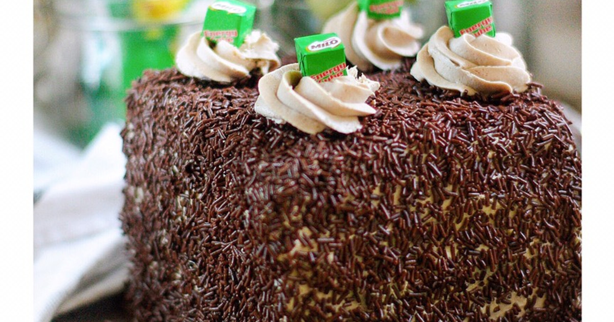 Resep Ice Milo Cake oleh pingkan rawung - Cookpad