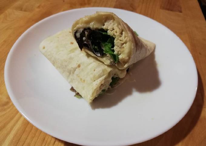 Wrap de pollo Receta de Aino- Cookpad