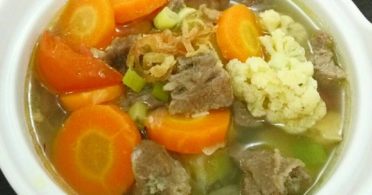 Resep Sup Daging Sapi Sehat Berempah oleh Andita Putri - Cookpad