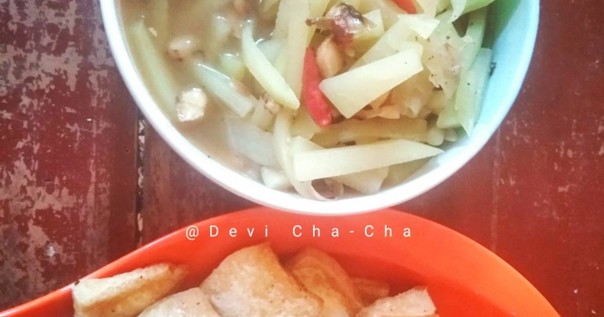 Resep 130). Tahu Goreng & Sayur Labu Siam Kemiri🥣 oleh Devi Cha-Cha🥗 ...