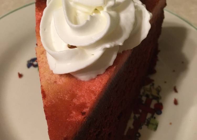 Flan Imposible De Red Velvet Receta De Estrella Dominik Cookpad