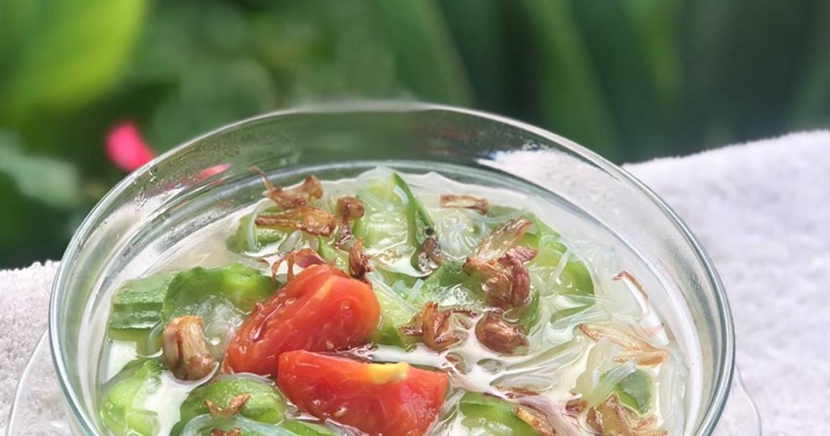 Resep Sayur bening sogas (soun gambas) oleh dapur mama ina - Cookpad