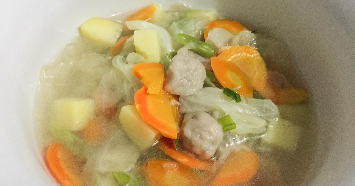 Resep Sayur Sop Simple Bahan Minim oleh auliarjj - Cookpad