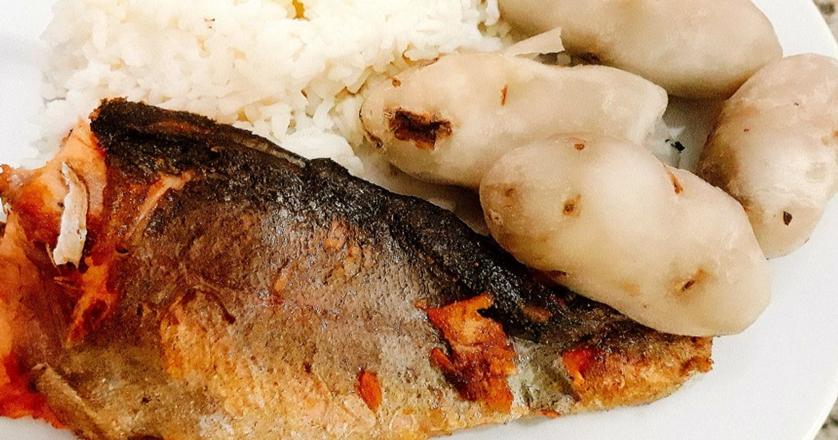 Trucha A La Plancha Con Chuño Receta de Mapober - Cookpad