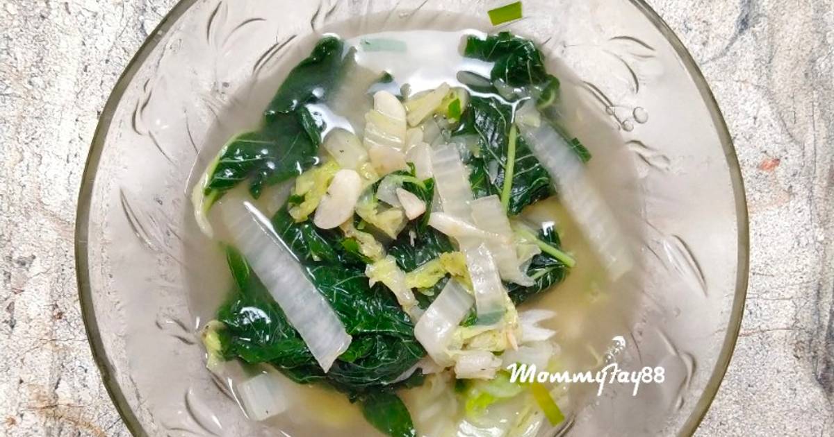Resep Tumis Bayam Sawi Putih oleh Mita.W#MommyFayzel# - Cookpad