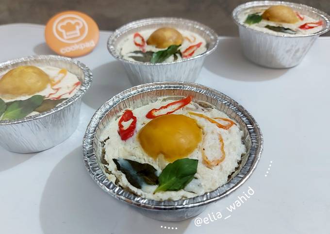 Resep Botok Telur Asin Tanpa Daun Pisang oleh Elia Wahid - Cookpad