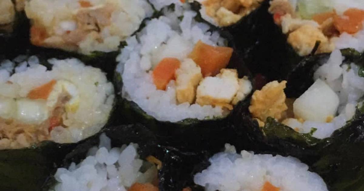 31 resep kimbab sushi ayam enak dan mudah - Cookpad