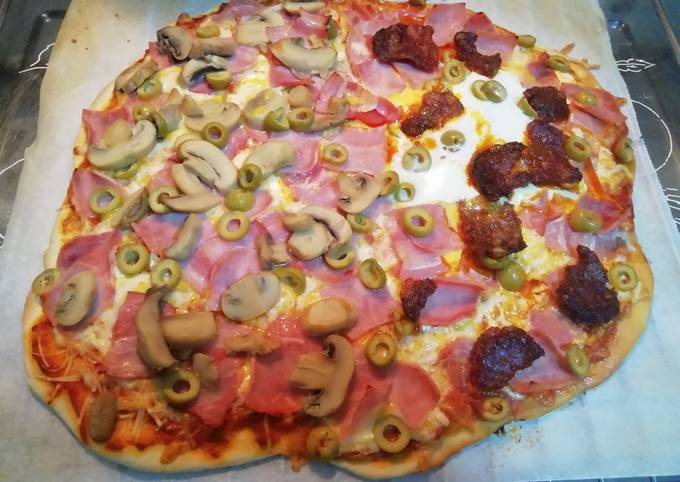 Masa de pizza en MCC Receta de FM- Cookpad