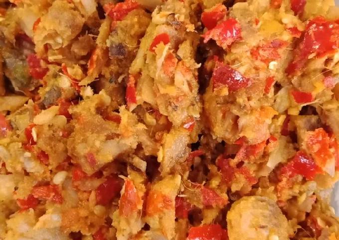 Resep Cakalang rabe oleh Mmy - Cookpad