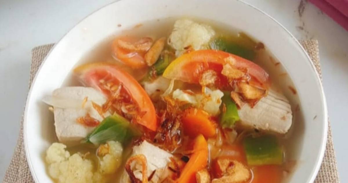 Resep Sup Tuna Kuah Bening Menyegarkan oleh nidarudi - Cookpad