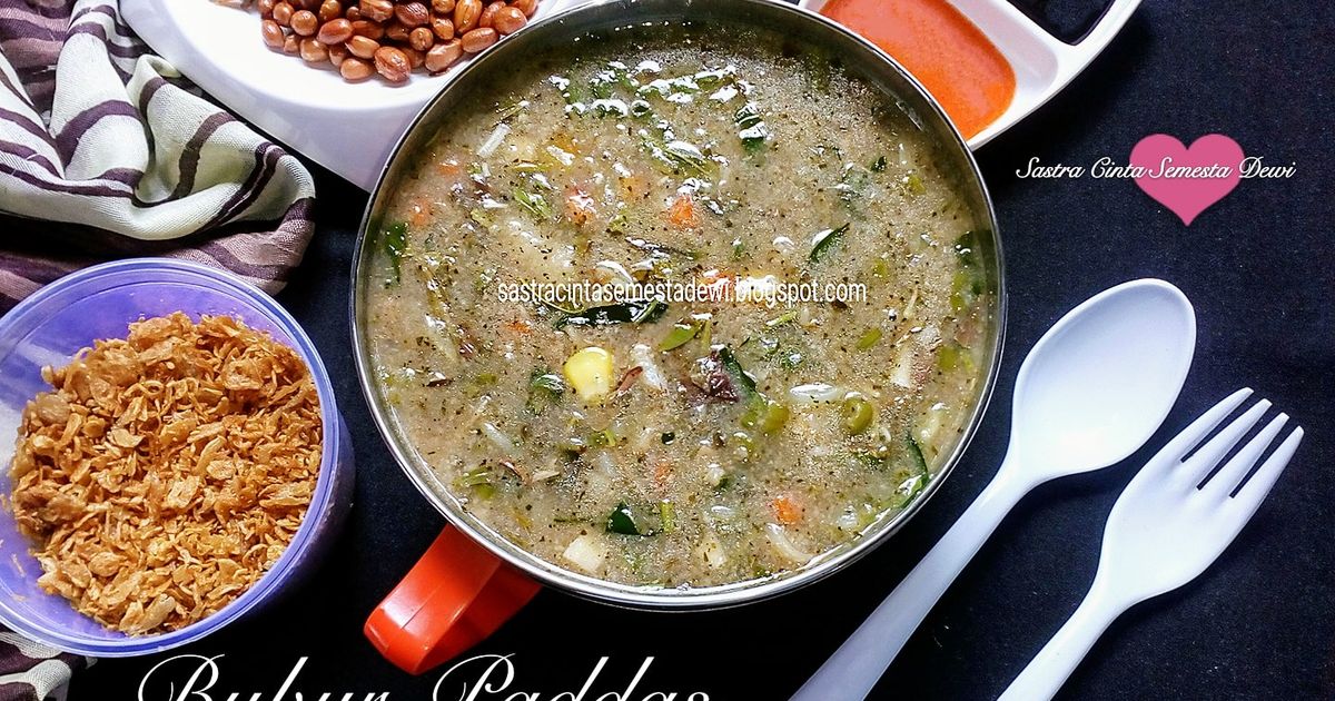Resep 228. Bubur Paddas Khas Sambas (Kuliner Khas Sambas Kalbar) oleh ...