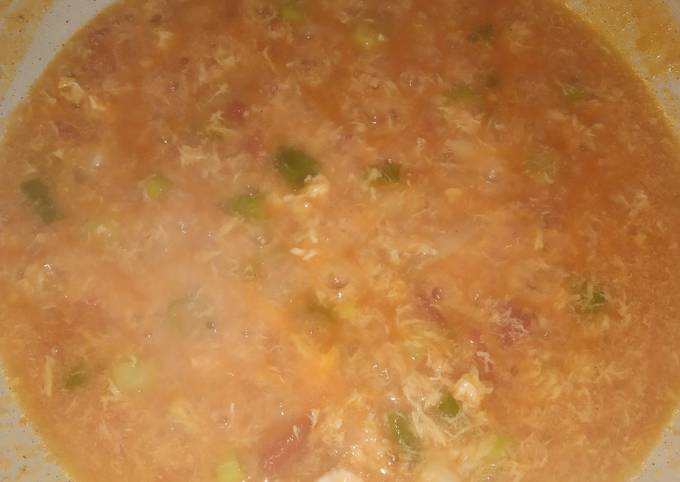 Resep Sup tomat telur oleh Nana Jamaludin - Cookpad