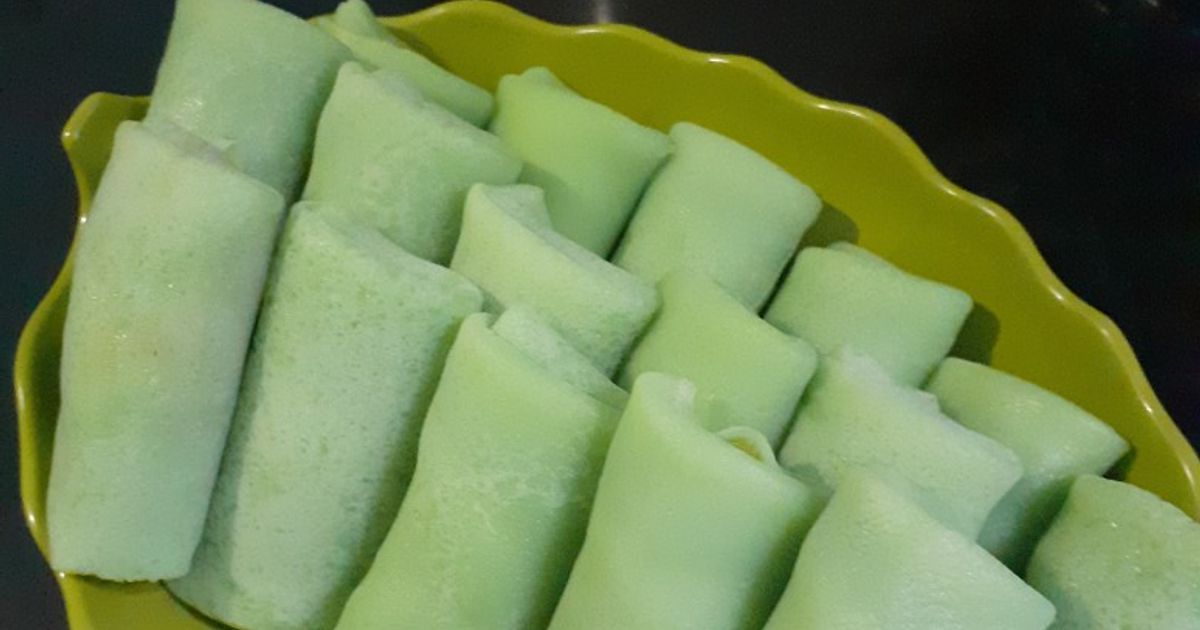Resep Dadar Gulung Kelapa Kres Kres oleh DEWI SARASWATI - Cookpad