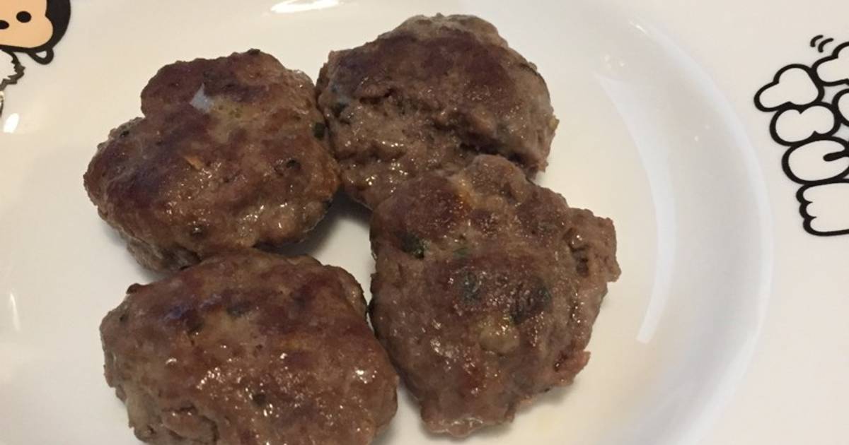 Resep Steak Daging Giling / Steak Simple / Steak Mini oleh Icha - Cookpad
