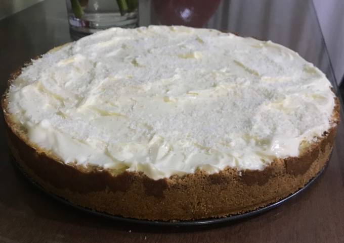 Cheesecake de coco y leche condensada Receta de Valentina👩🏽‍🍳- Cookpad