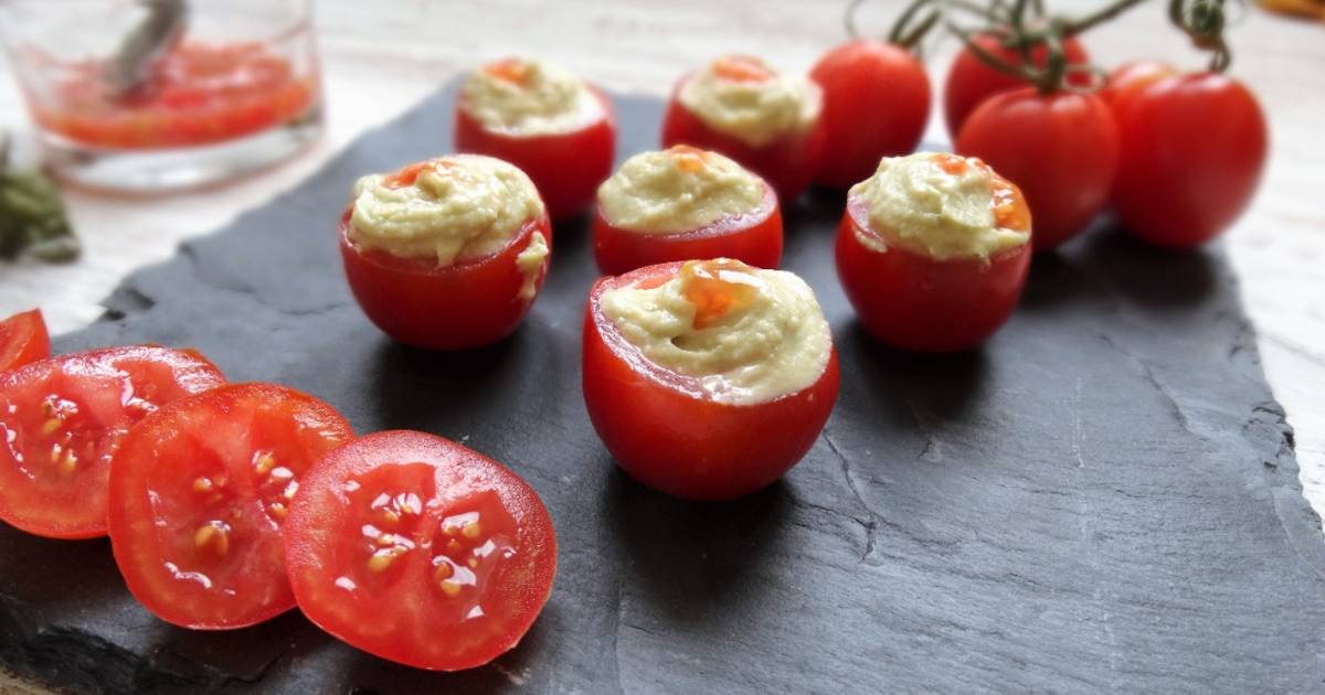 35 recetas muy ricas de tomates cherry rellenos compartidas por ...
