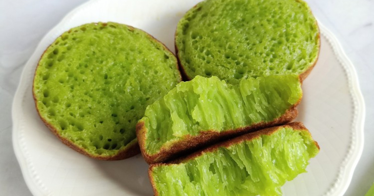 Resep Bika Ambon Mini Pandan oleh Isnawati - Cookpad