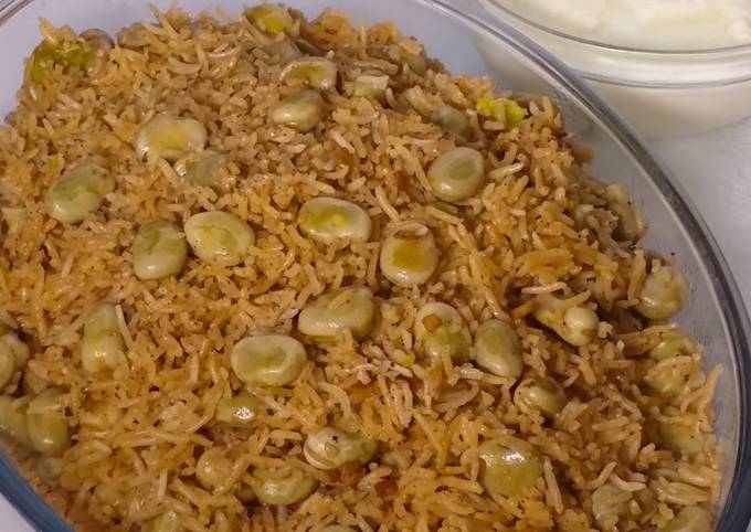 طريقة عمل الرز بفول على الطريقه السورية على اصولها بطريقة سهلة وسريعة ...