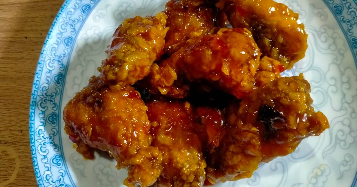 124 resep korean chicken samyang enak dan mudah - Cookpad