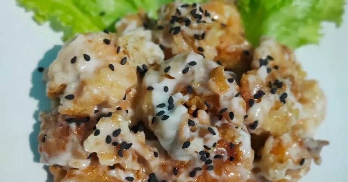 Resep Udang saus Susu Mayonaise oleh wulanandri - Cookpad