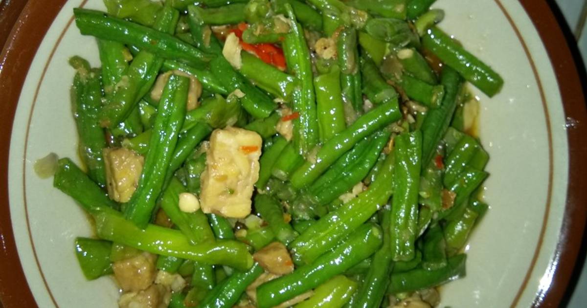 Resep Oseng kacang panjang plus tempe oleh Siti Fajariyah - Cookpad