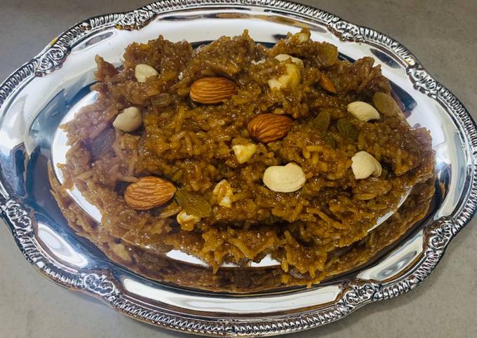 Jaggery rice Recipe by Smita Agarwal - Cookpad